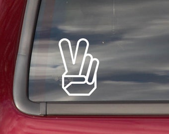 Peace sign decal | Etsy