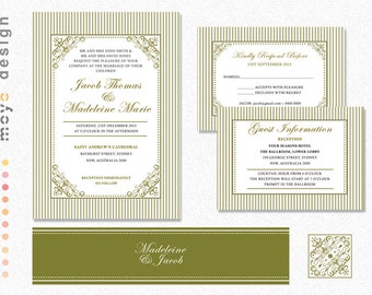 Victorian invitation | Etsy