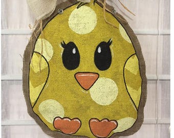 Spring Chick cross stitch pattern only