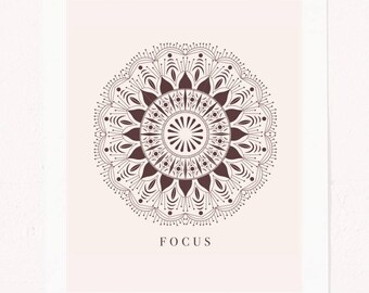 Mandala print | Etsy