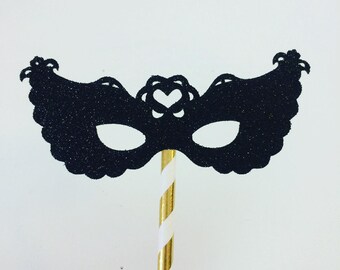 Masquerade Mask Cake Topper Fondant Masquerade Mask Handmade