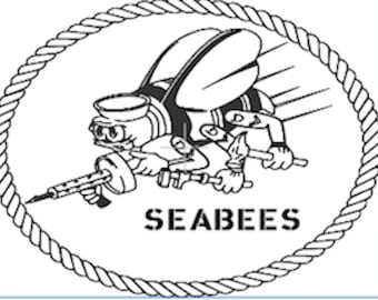 Seabee decal | Etsy