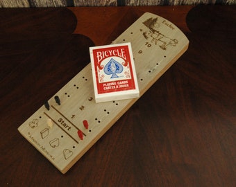 Euchre Card Game Scoring Board