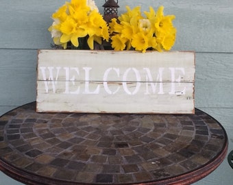 Rustic welcome sign | Etsy