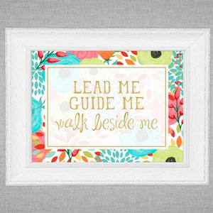 Lead me guide me | Etsy