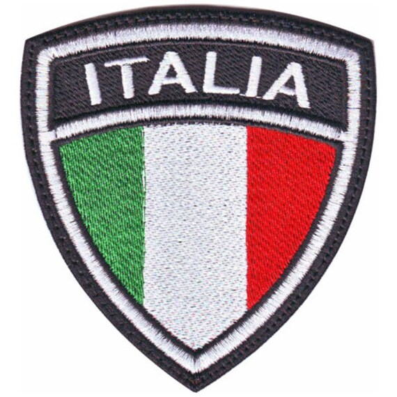 Italy Crest Flag Embroidered Patch
