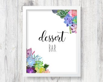 Dessert poster | Etsy