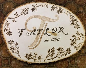 Wood burned sign | Etsy