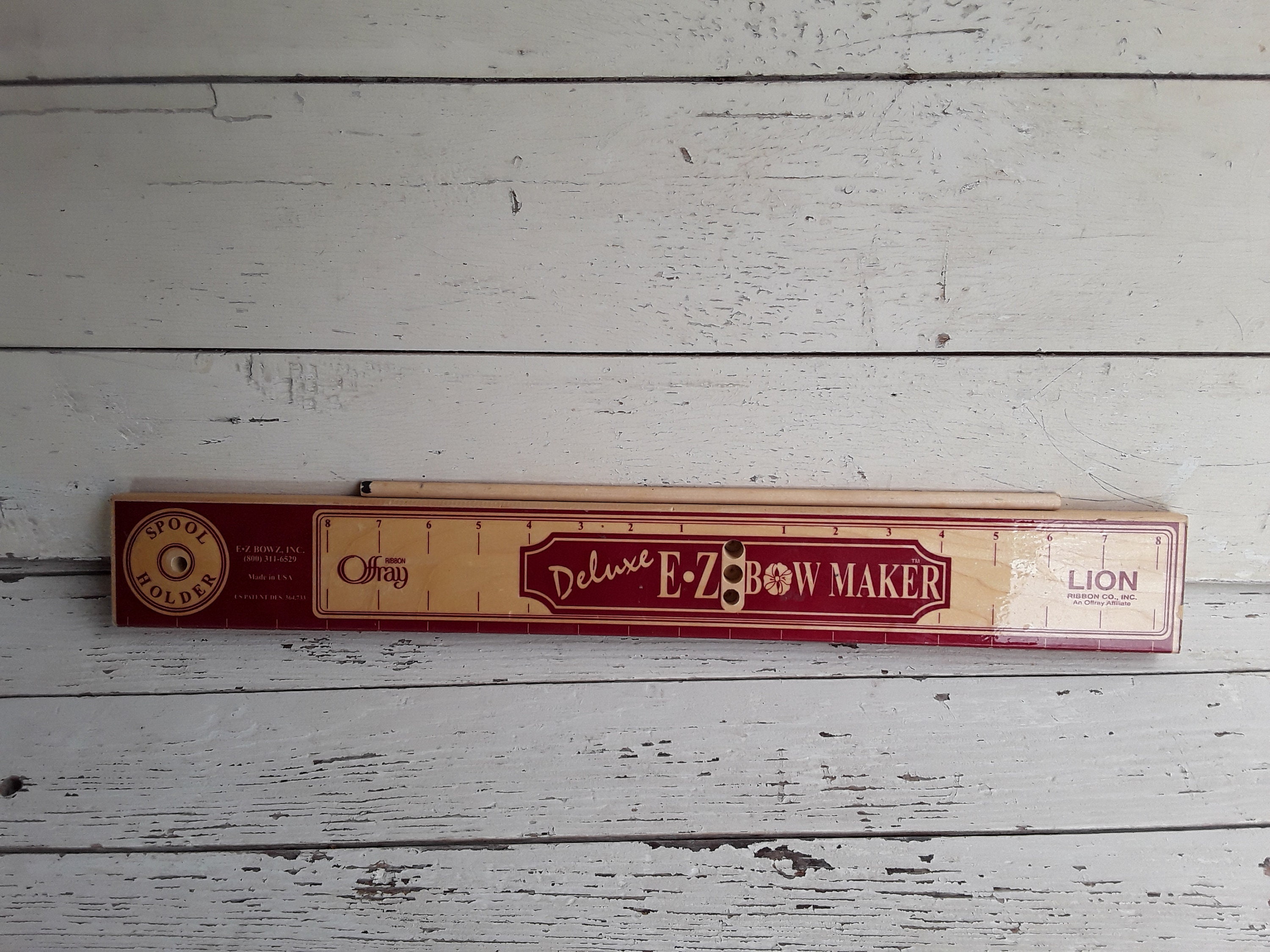 Lion Ribbon Co. Offray E-Z Bow Maker Create Beautiful