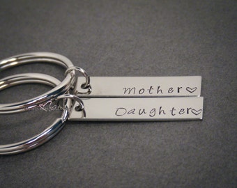 Daughter keychain | Etsy