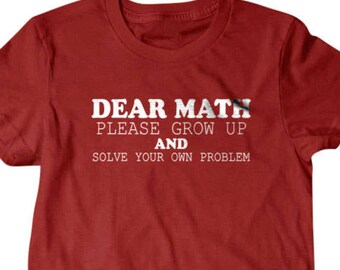 Math t shirt | Etsy