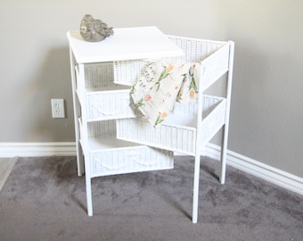 Wicker vanity | Etsy