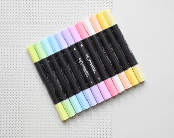 Pastel felt tip pen | Etsy