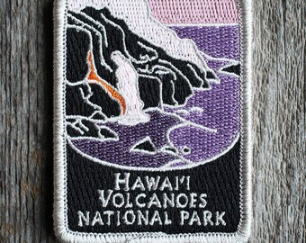 Hawaii Volcanoes National Park Poster National Park Art