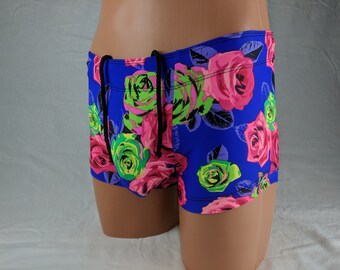 Mens Square Cut Swim Trunk Yoga Short Sewing Pattern