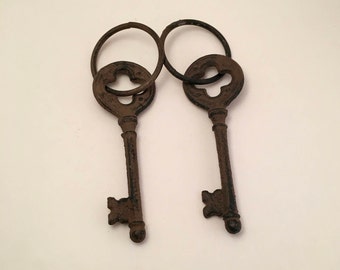 ANTIQUE SKELETON KEYS Collage Sheet Printable Download Digital