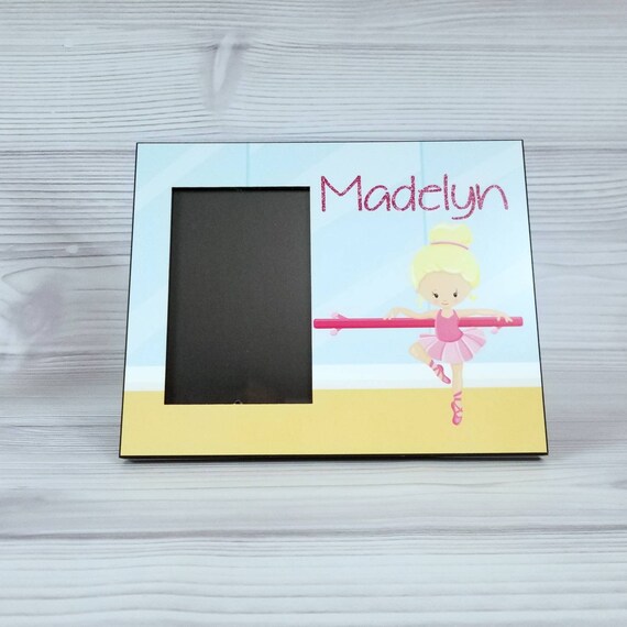 Personalized Ballet dance picture frame. dance picture frame