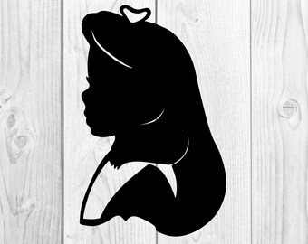 Alice silhouette | Etsy