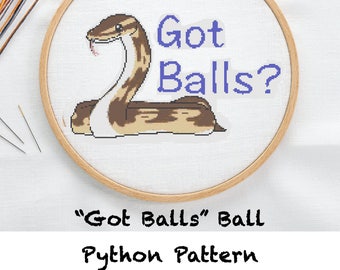 Snake cross stitch | Etsy