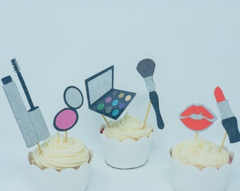 Makeup cake toppers | Etsy