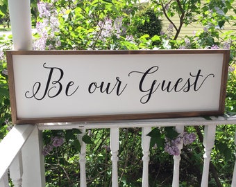 Be our guest | Etsy