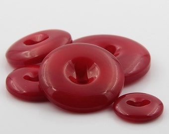 Red coat buttons | Etsy