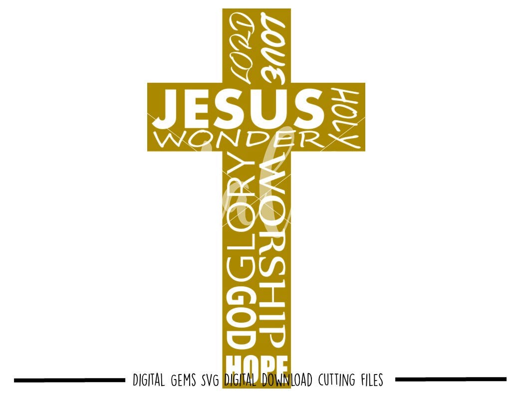 Holy Cross svg / dxf / eps / png files. Digital download.