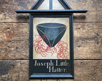 Hat Maker Antique trade sign reproduction 8x10 Printable