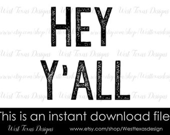 Hey y'all | Etsy
