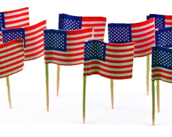 Toothpick flags | Etsy