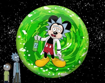 Rick and morty mouse | Etsy