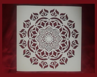 Mandala stencil | Etsy