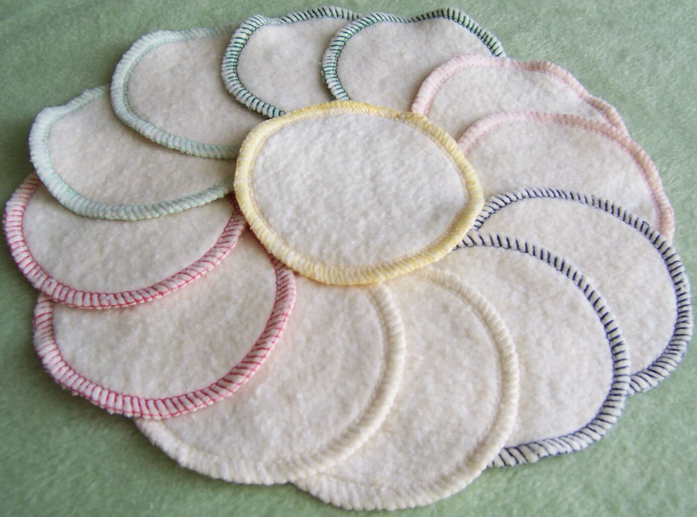 Hemp Facial Cleansing Rounds Pads Washable Reusable Organic