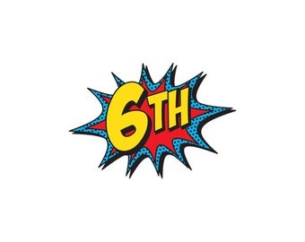 Superhero number 6 | Etsy