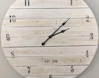 Farmhouse clock | Etsy