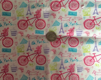 Paris fabric | Etsy