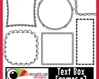 Text box frame | Etsy