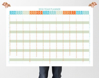 Digital wall planner | Etsy
