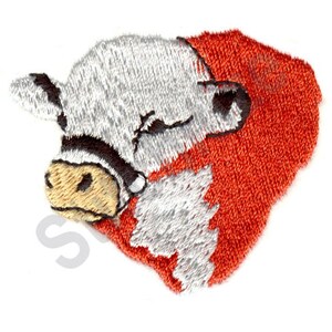 Cattle embroidery | Etsy