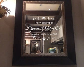 Mirror decal | Etsy
