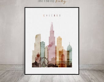 Chicago poster | Etsy