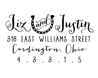 Horseshoe letters | Etsy