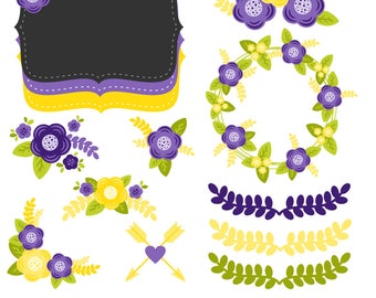 Flower Clipart Spring Flower Clipart Clip Art Digital