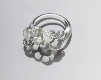 Glass ring | Etsy