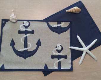 Nautical placemats | Etsy