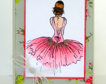 Dance recital card | Etsy