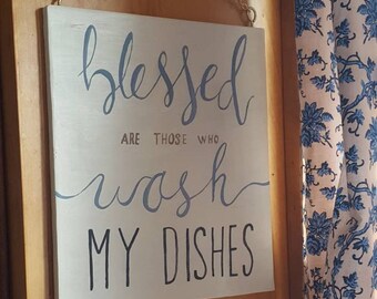Wash dishes sign | Etsy