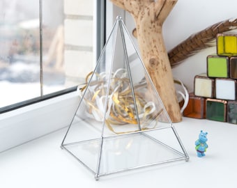 Glass planter | Etsy