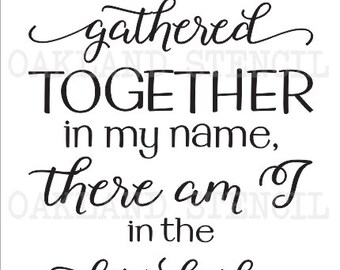 Bible verse stencil | Etsy