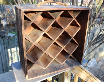 Vintage wine box | Etsy